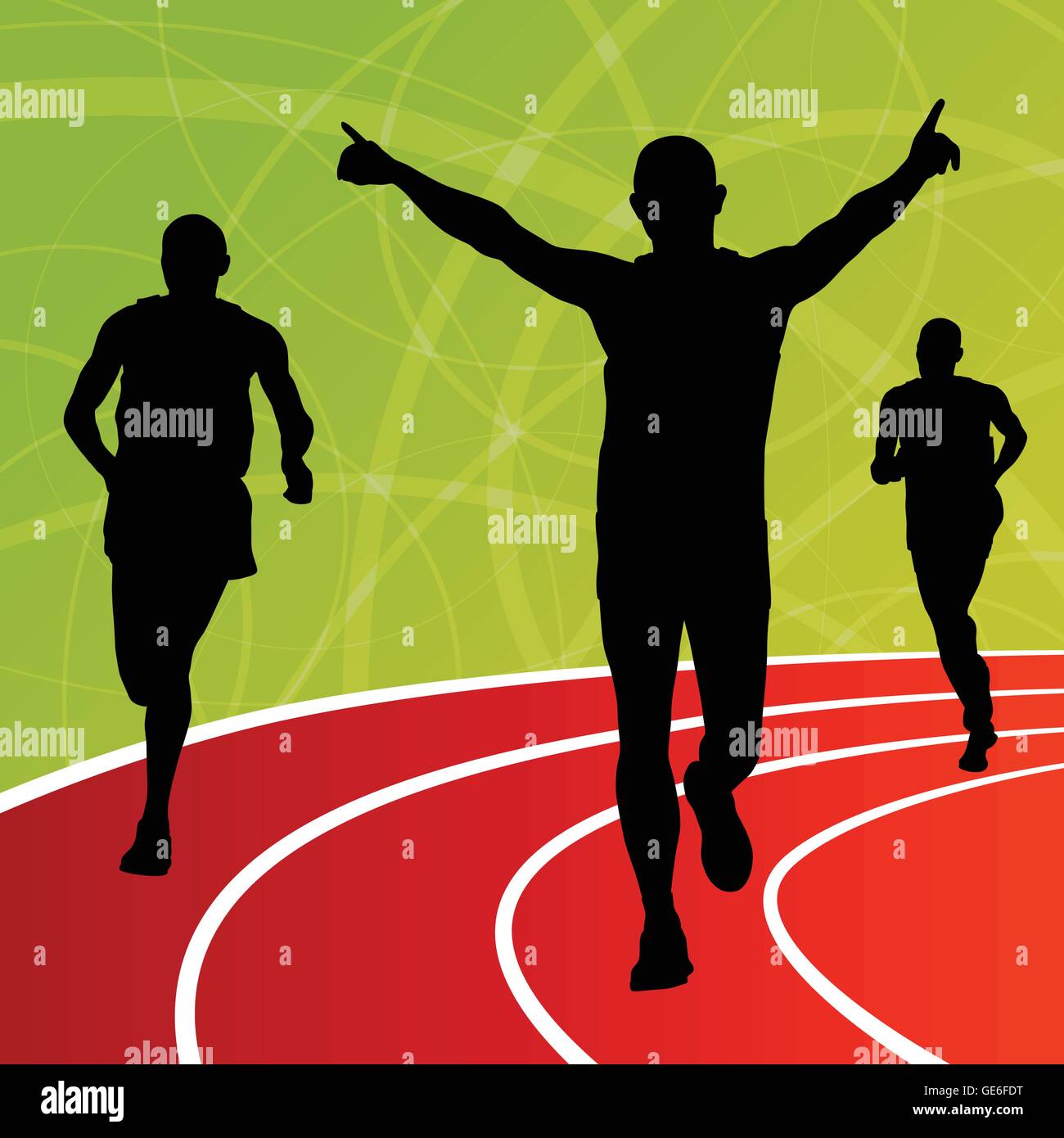 Athletics Running Clipart