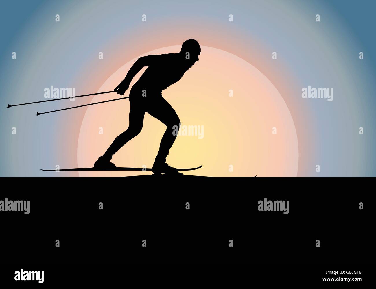 Cross country event poster Stock Vector Images - Alamy