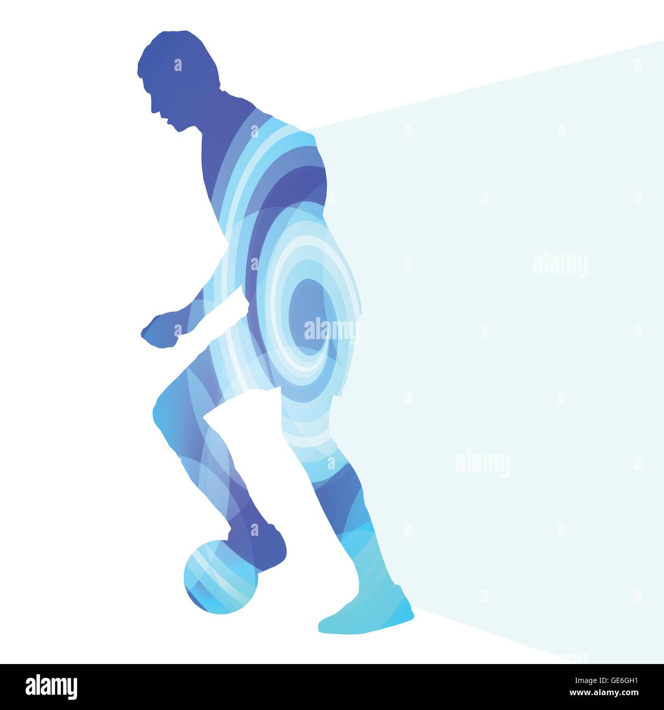 Soccer football player silhouette vector background colorful concept ...