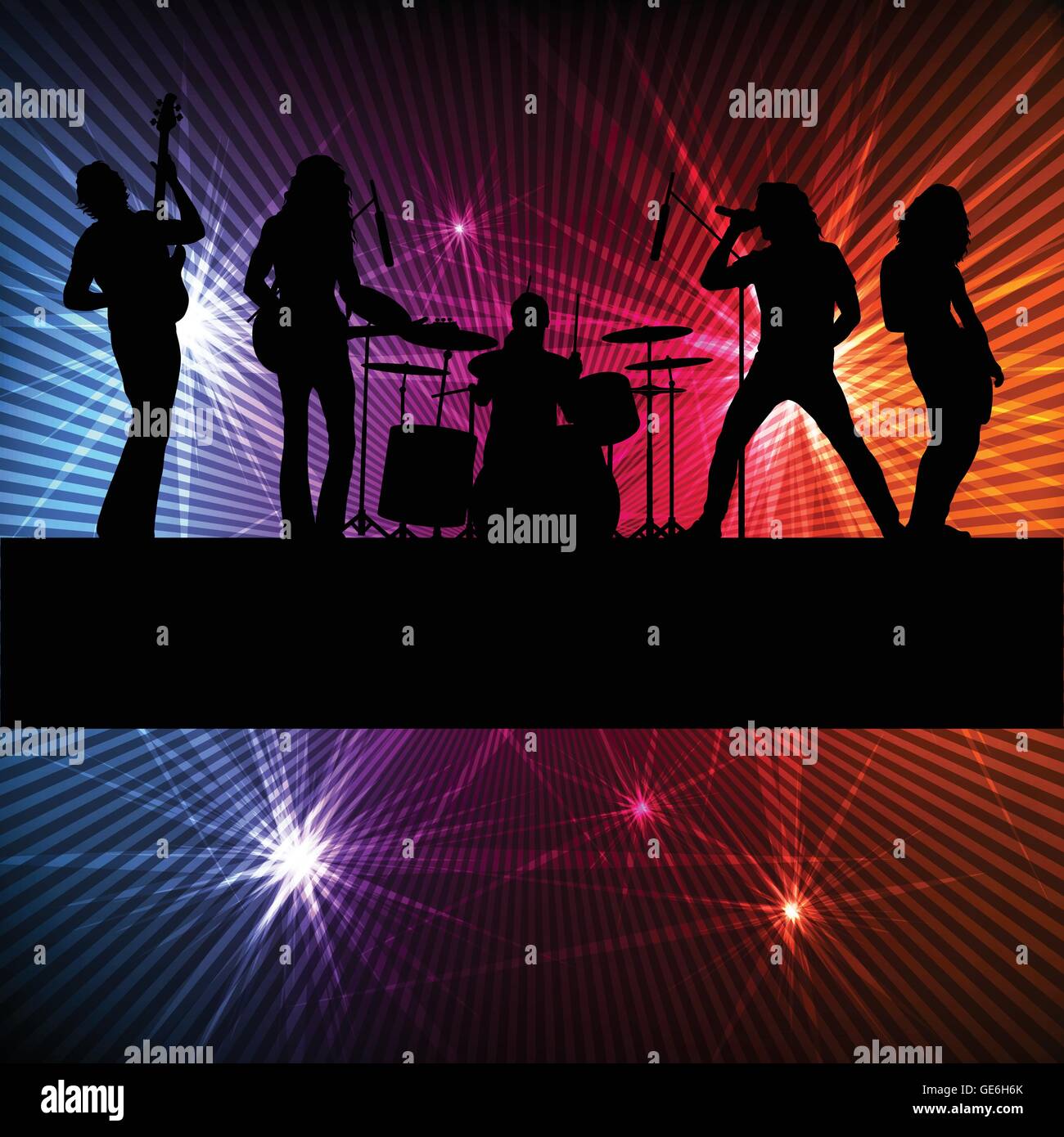 Band Vector Wallpaper