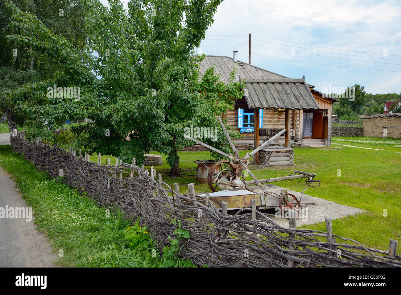The house-Museum of Russian writer, actor and filmmaker Vasily Shukshin ...