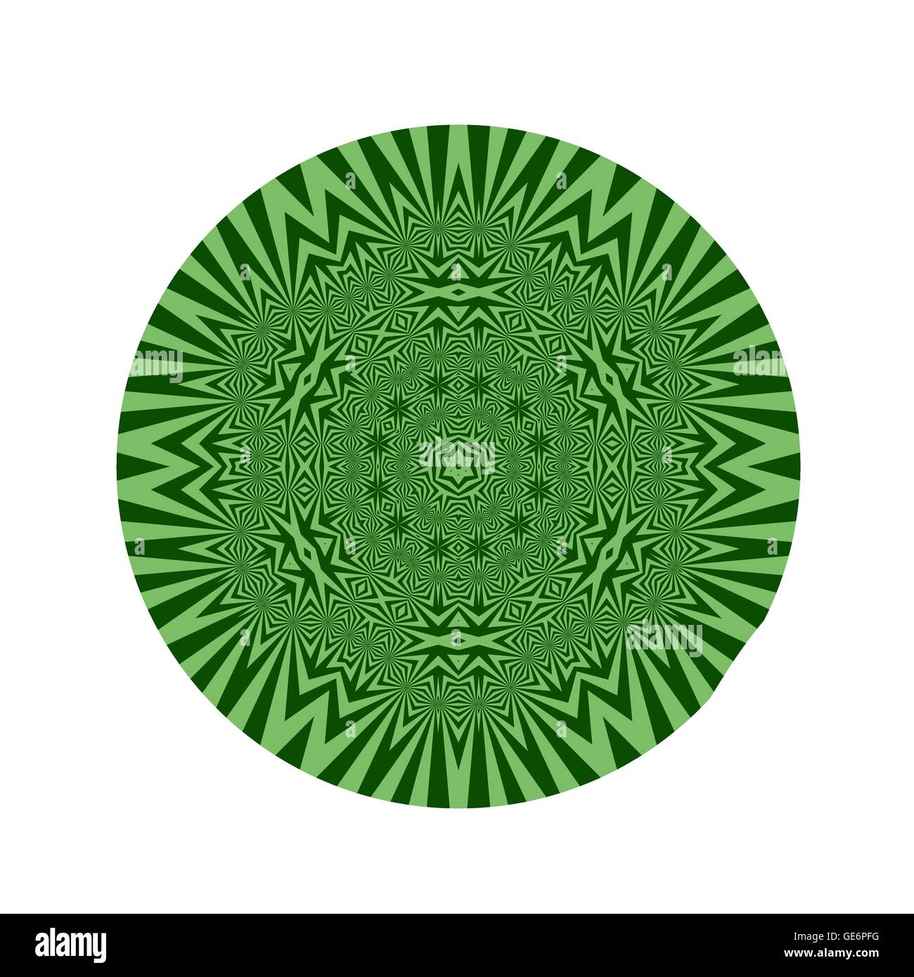 Ornamental Green Round Pattern Stock Vector Image & Art - Alamy
