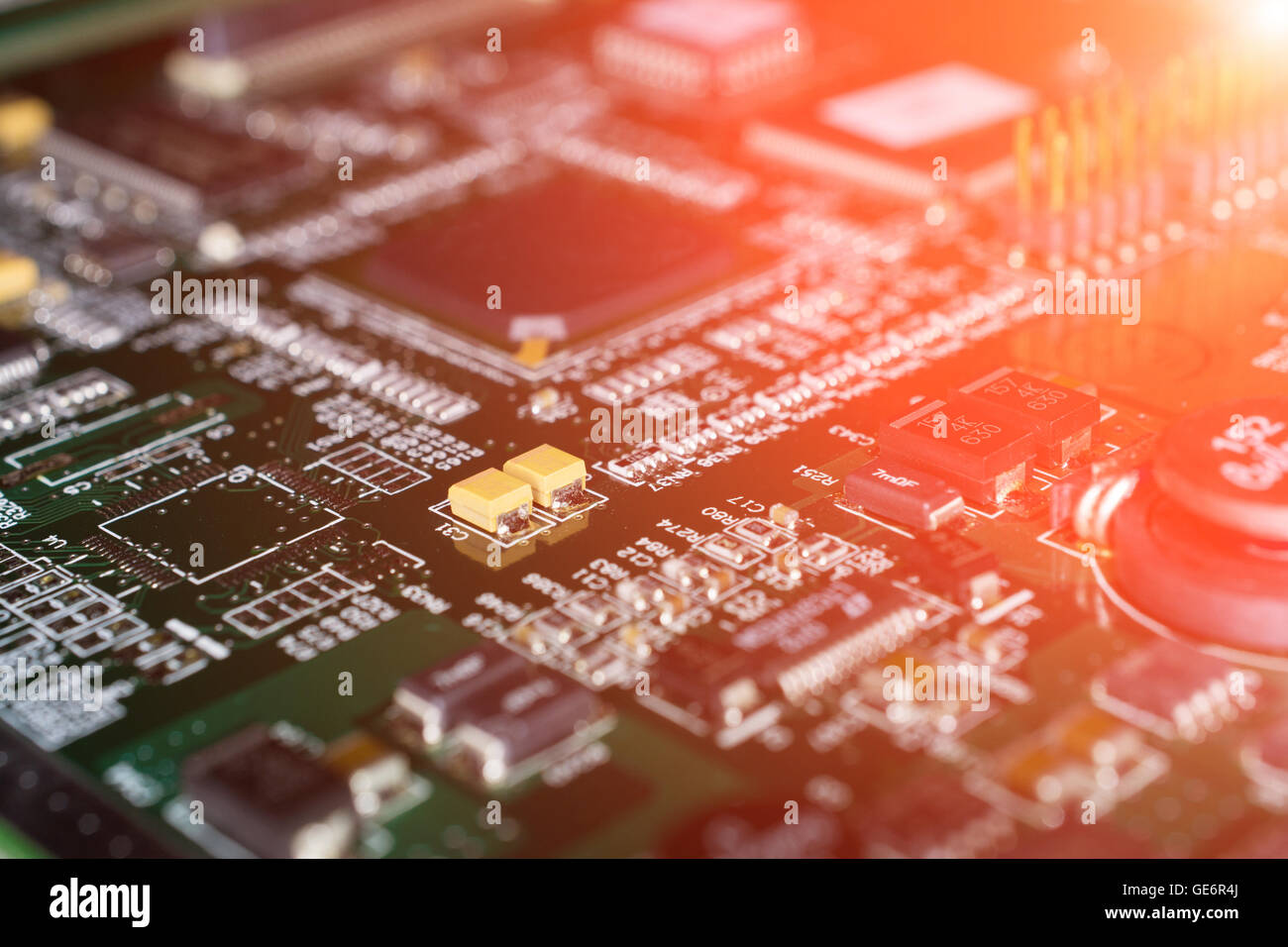 Electronic printed circuit board hi-res stock photography and images - Alamy