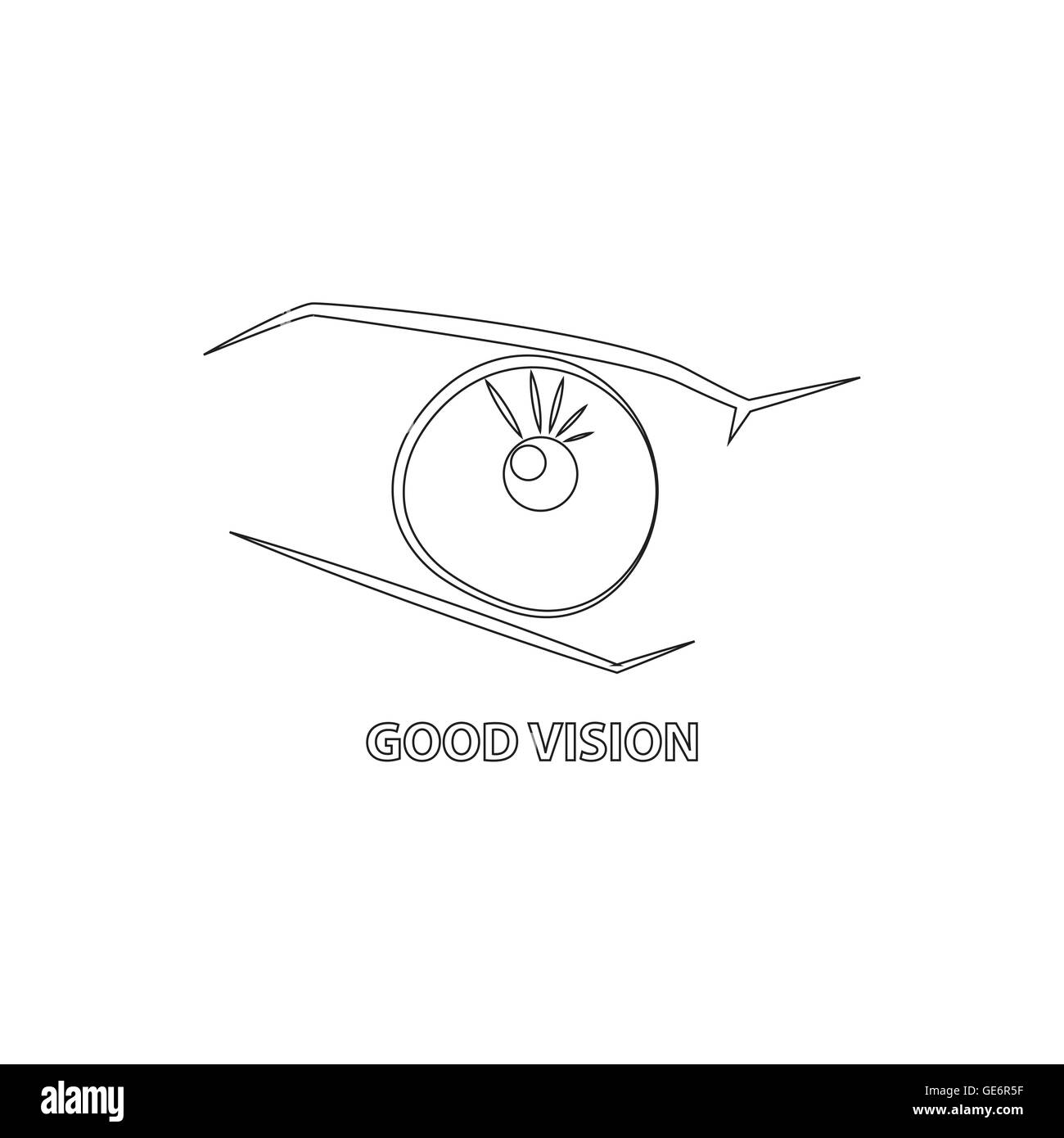 Good vision icon Stock Vector Image & Art - Alamy