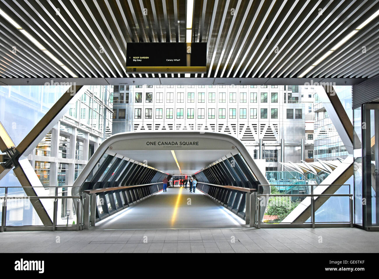 Enclosed pedestrian bridge hi-res stock photography and images - Alamy