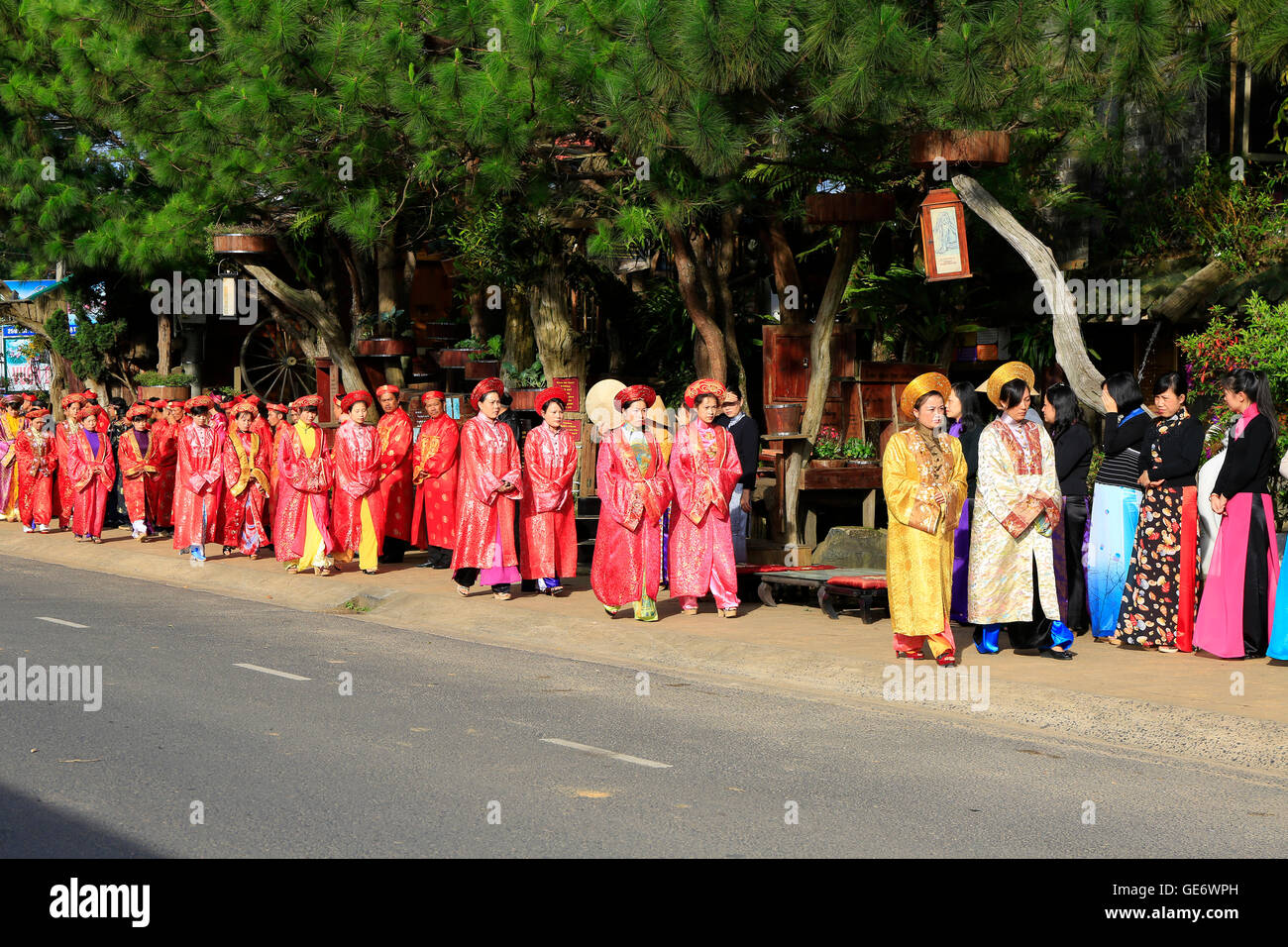 Embroidery festival in Dalat, Vietnam Stock Photo - Alamy