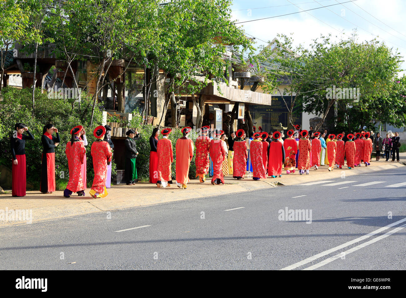 Embroidery festival in Dalat, Vietnam Stock Photo - Alamy