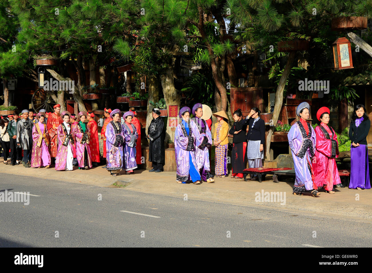 Embroidery festival in Dalat, Vietnam Stock Photo - Alamy
