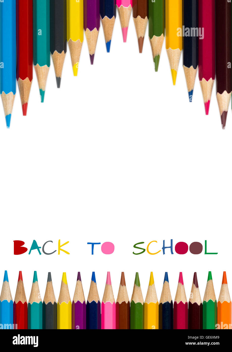 back to school vertical concept Stock Photo - Alamy