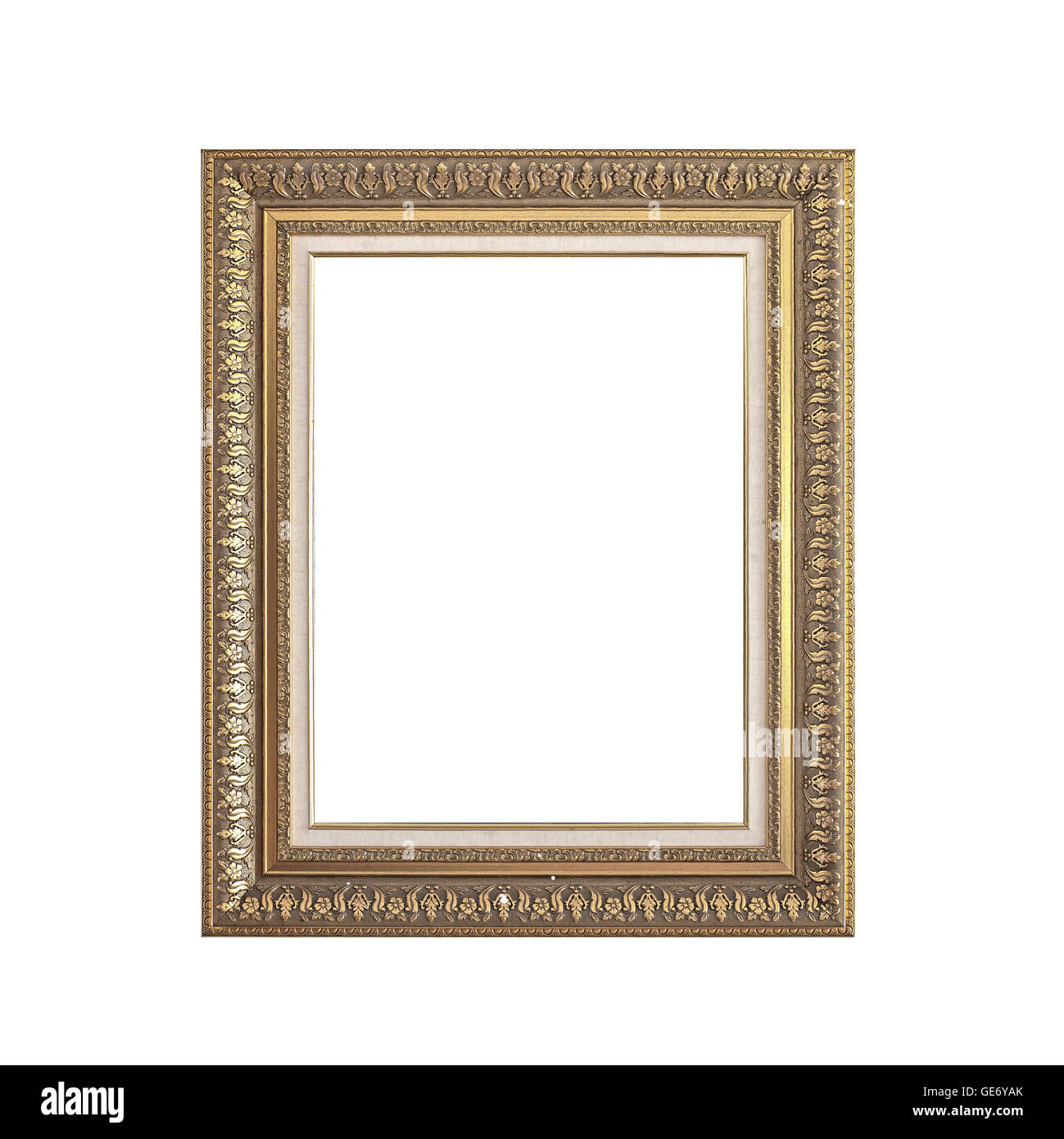 Golden picture frame hi-res stock photography and images - Alamy