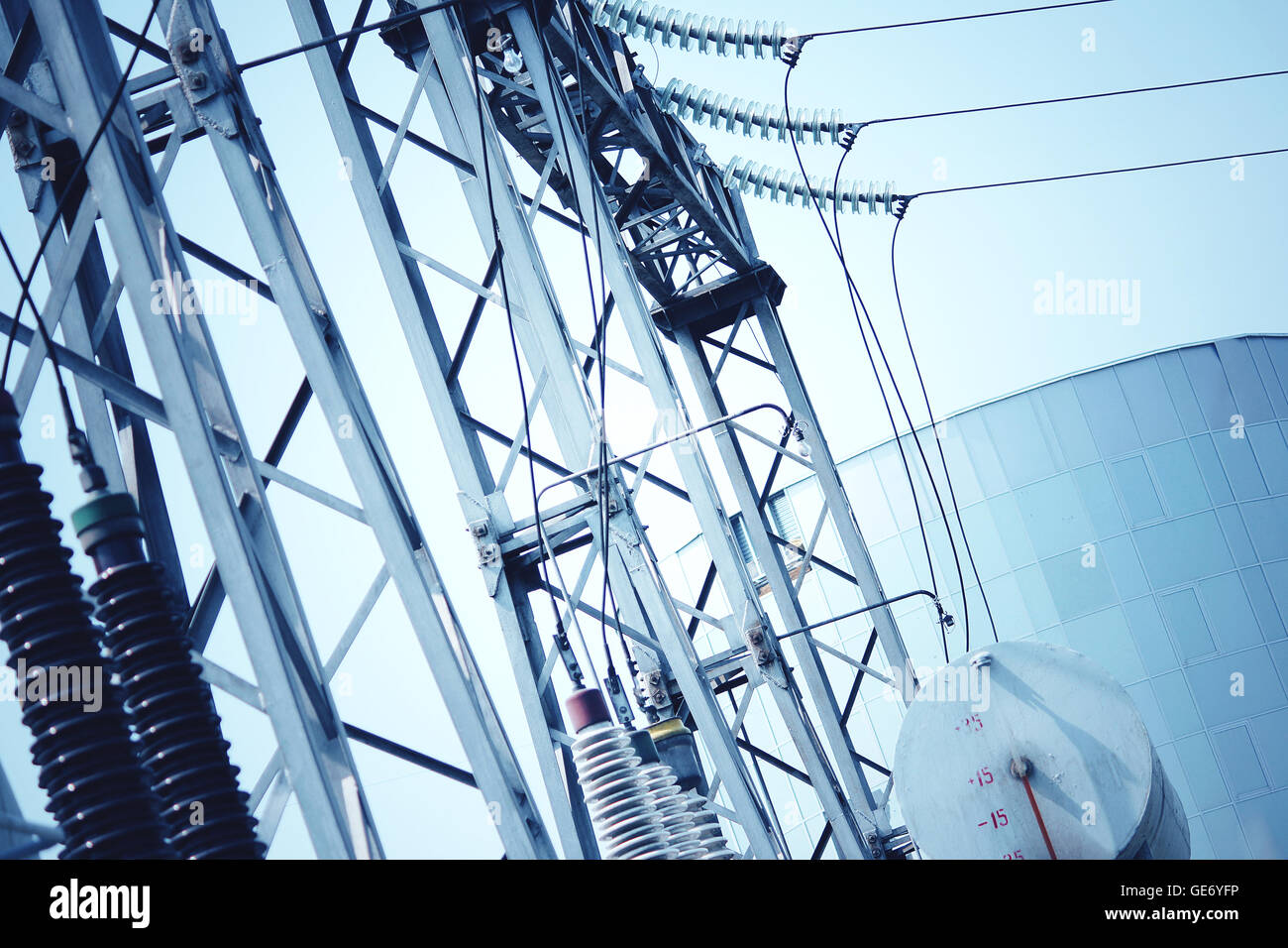 Power transformer installation hi-res stock photography and images - Alamy