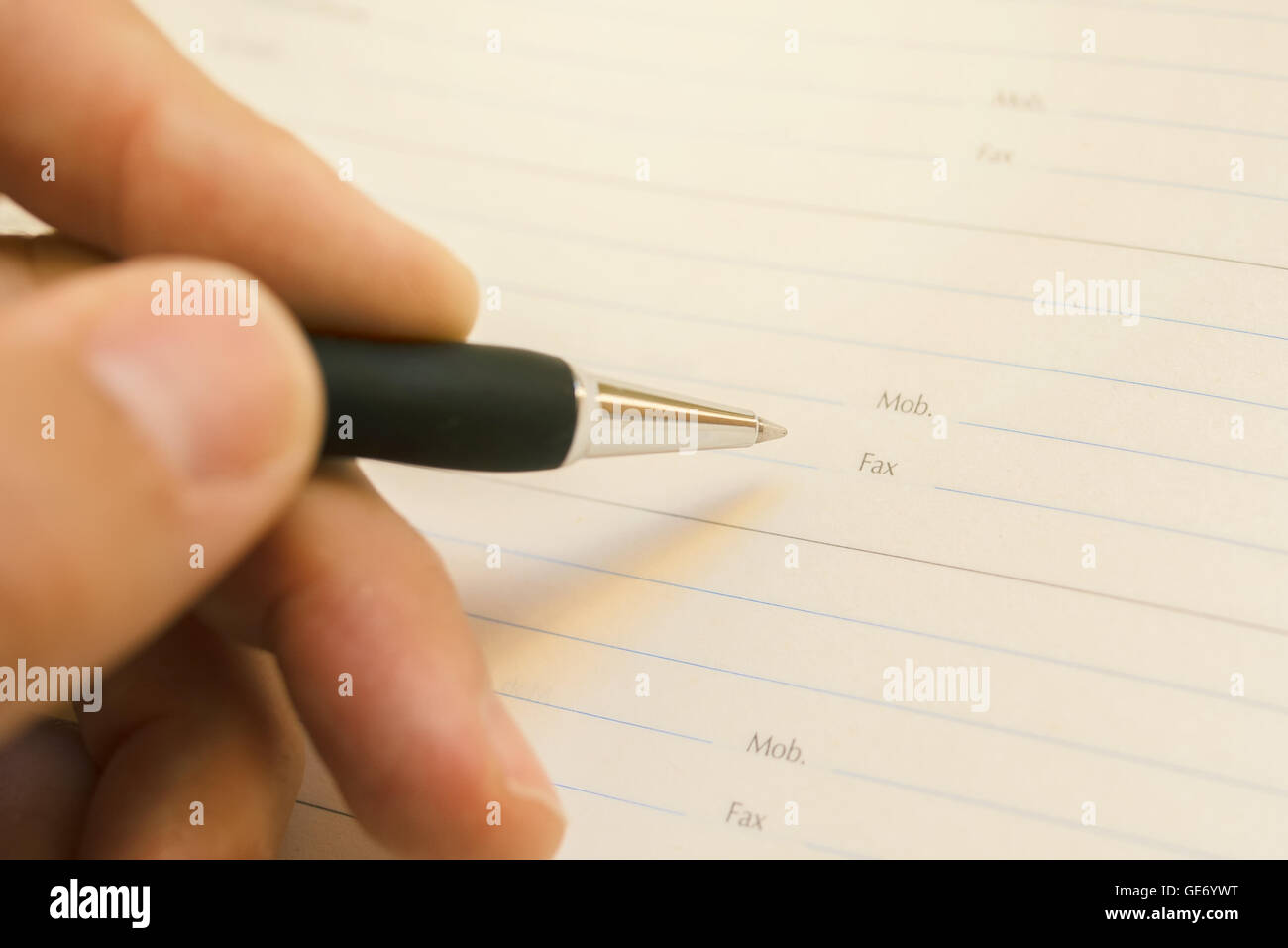 Hand writing numbers with pencil hi-res stock photography and images ...