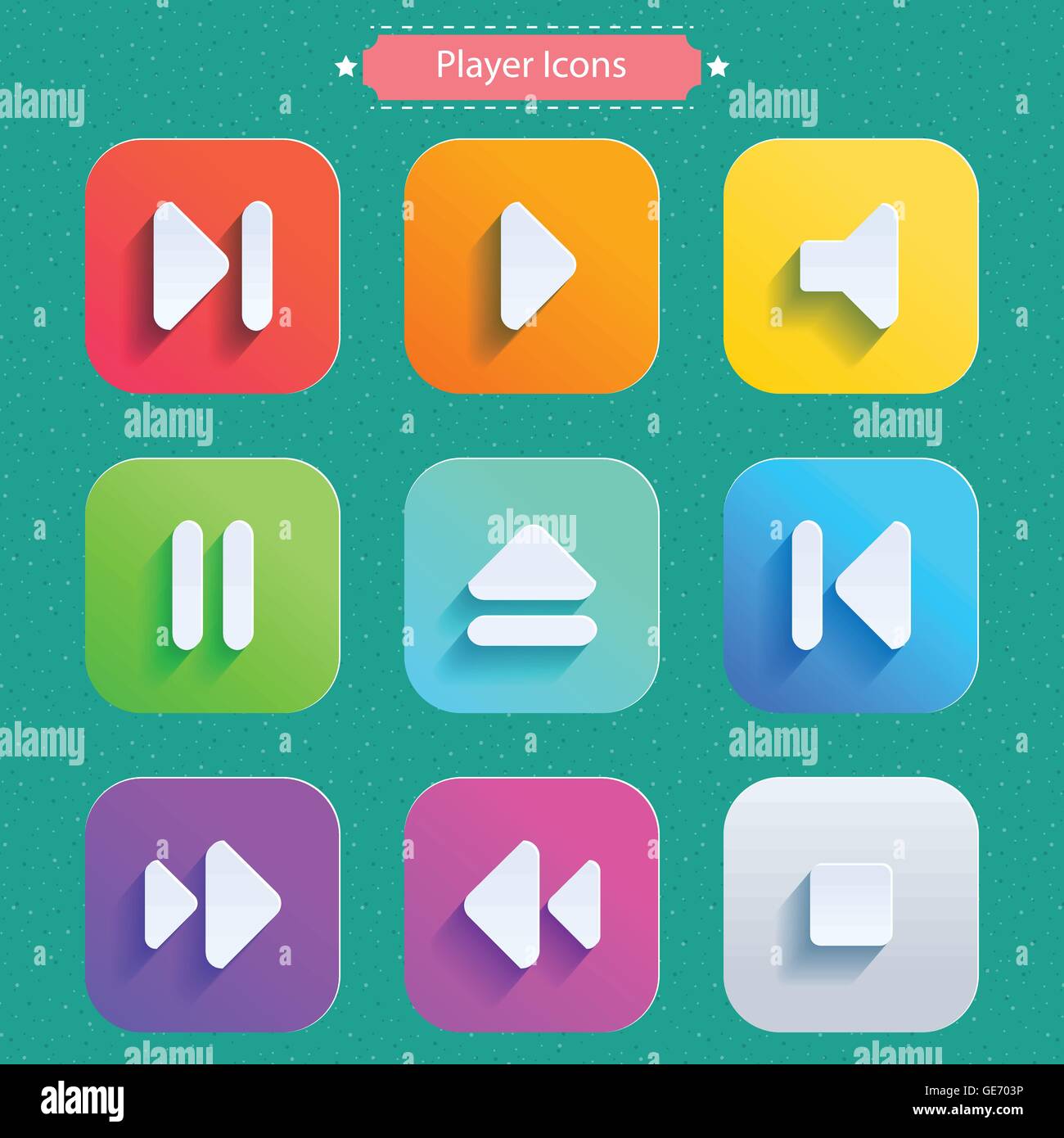 Media_player Stock Vector Images - Alamy