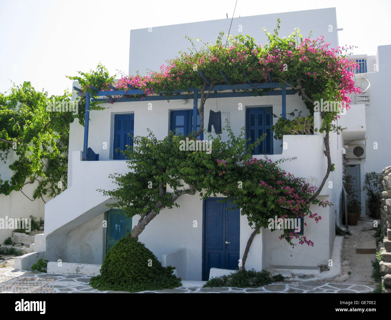Historical Building Paros, Greek islands, Greece Stock Photo - Alamy