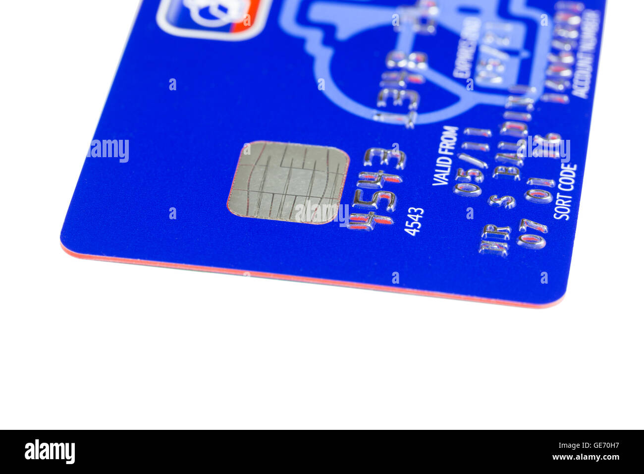 Credit card micro chip Stock Photo - Alamy