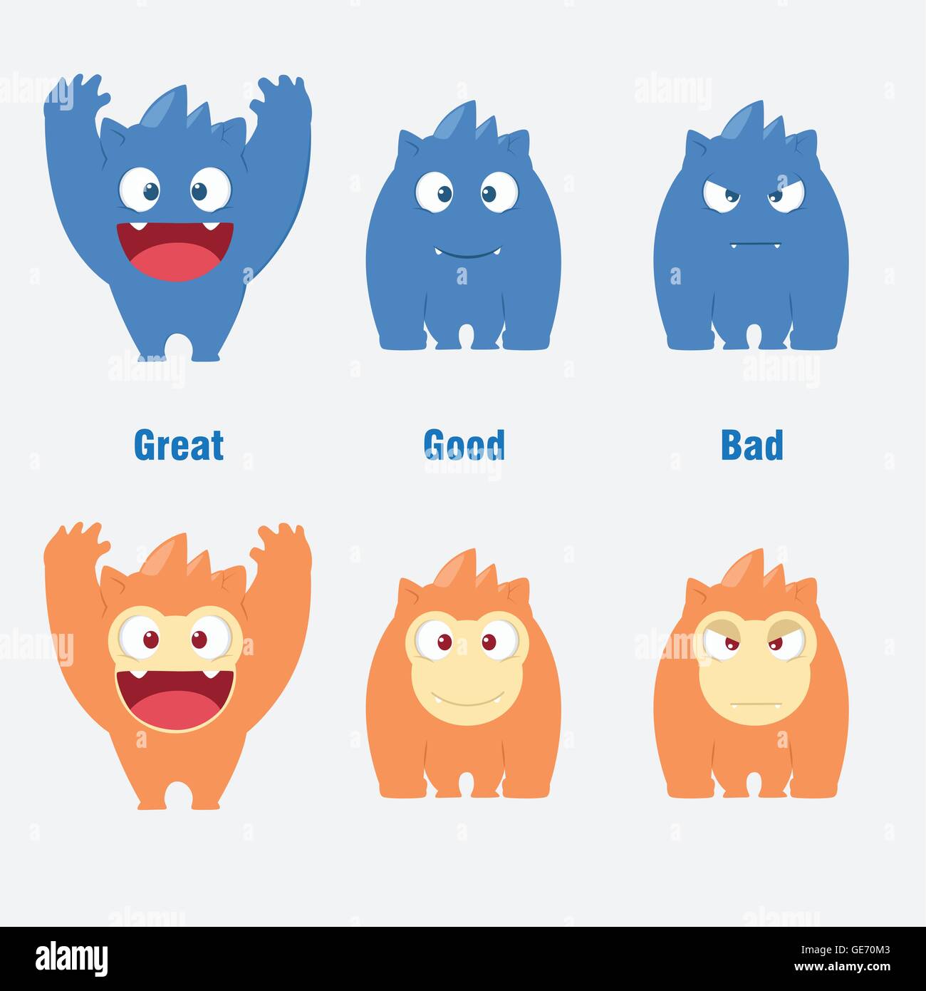 Satisfaction emotion Stock Vector Images - Alamy