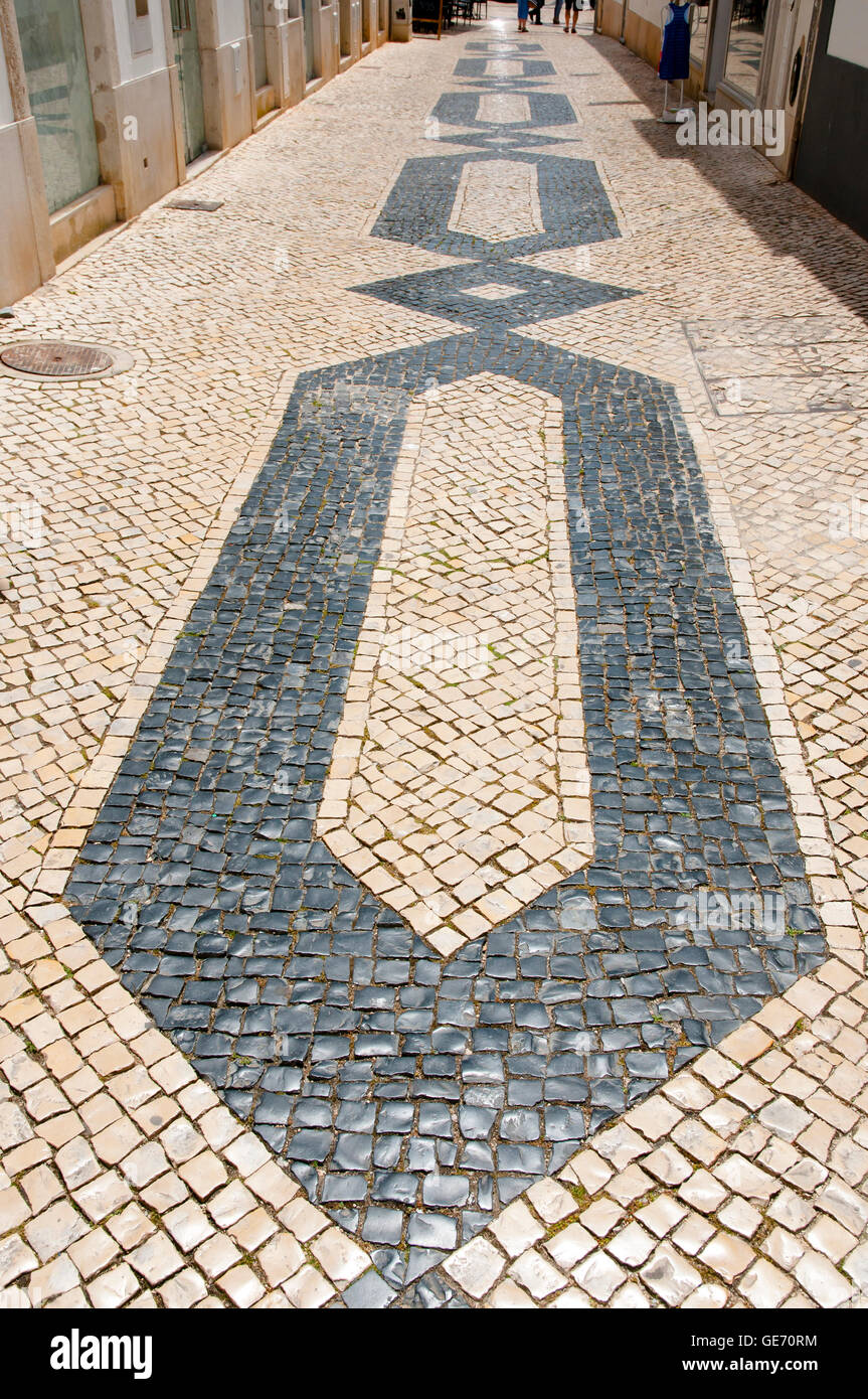 Cobble Pattern - Lagos - Portugal Stock Photo - Alamy