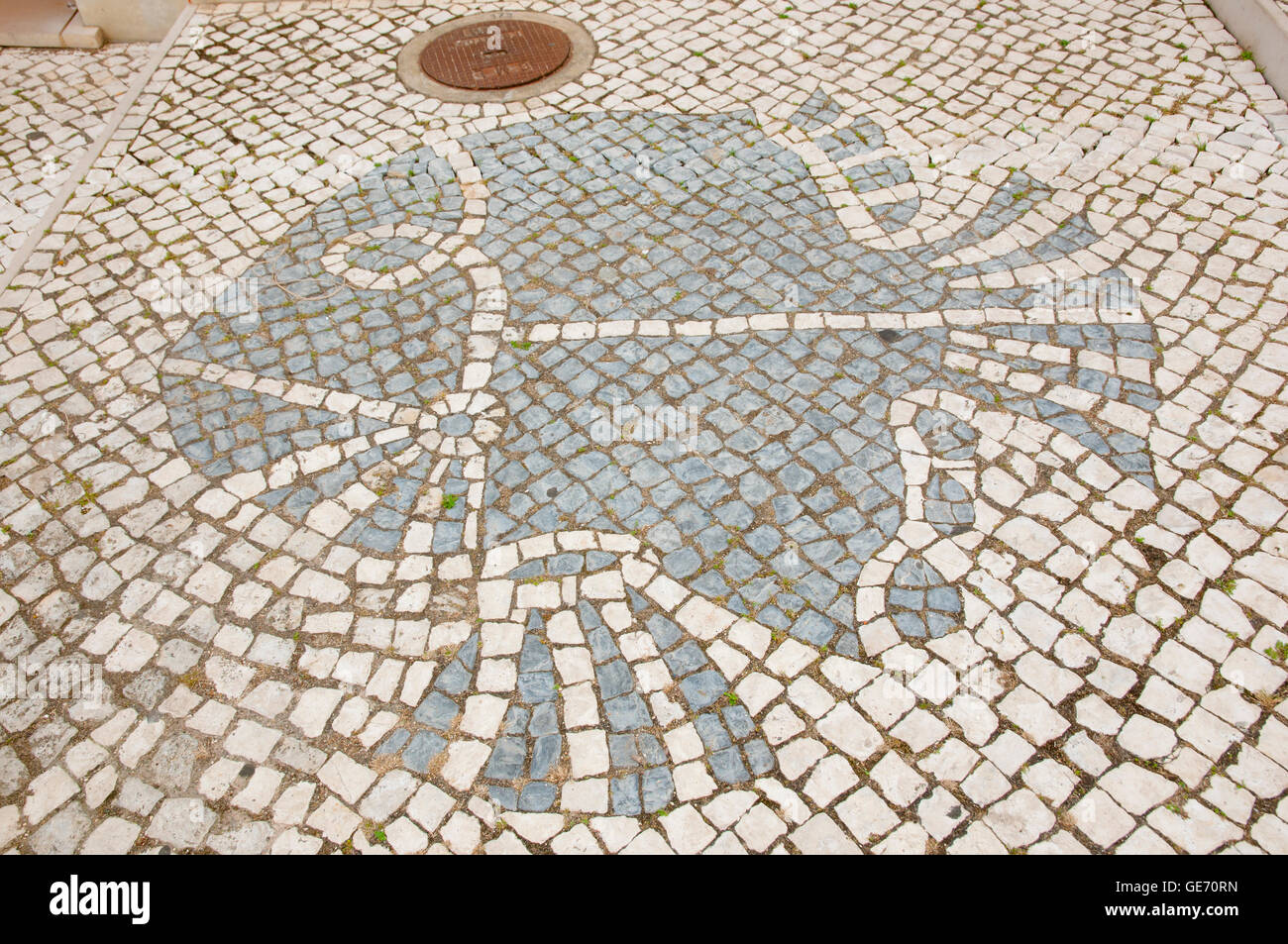 Cobble Pattern - Lagos - Portugal Stock Photo - Alamy