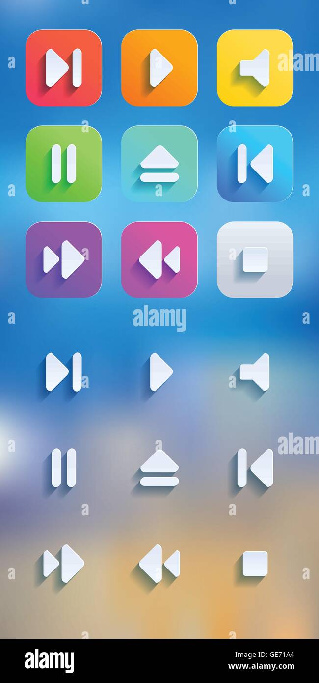 Mediaplayer Stock Vector Images - Alamy