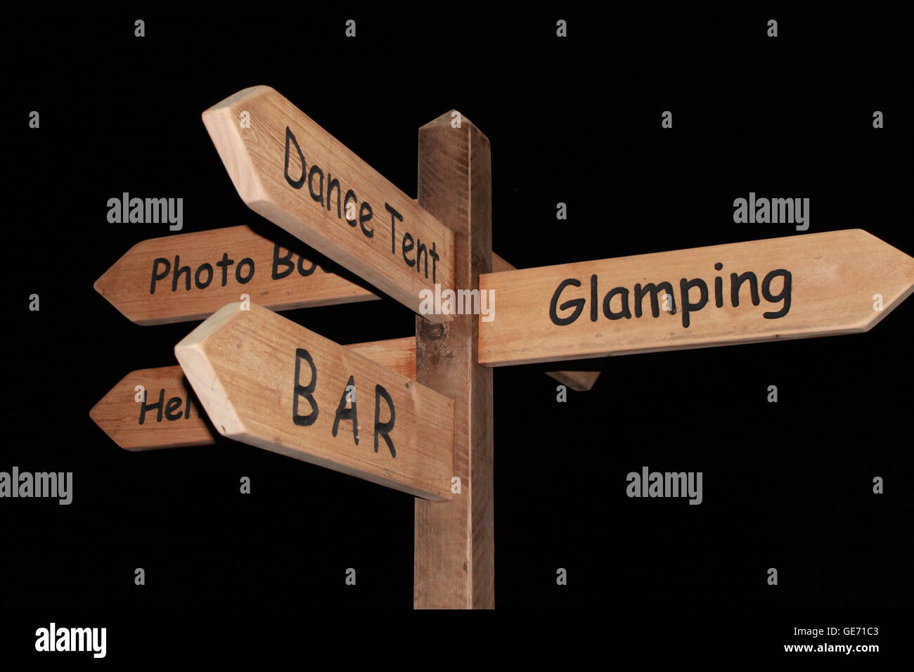 Glamping summer sign, wooden sign, summer camping, signage, outdoor ...