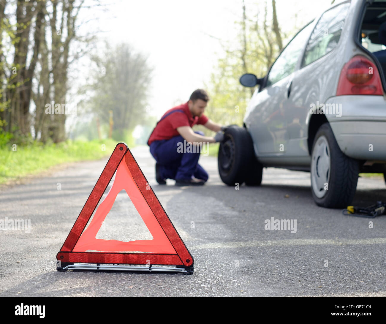 Vehicle working at the roadside hi-res stock photography and images - Alamy