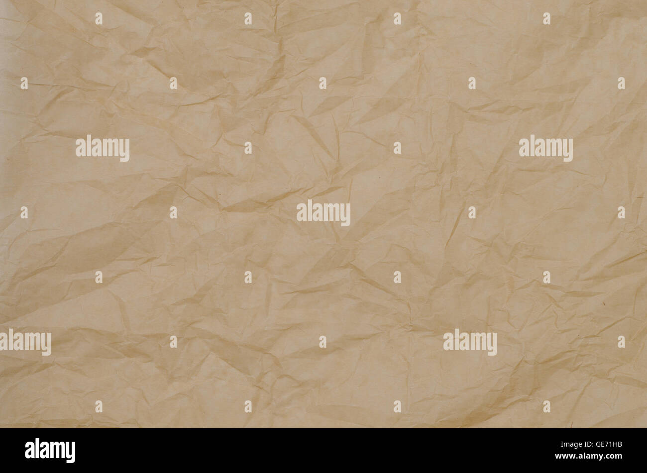 crinkled brown paper background texture Stock Photo - Alamy