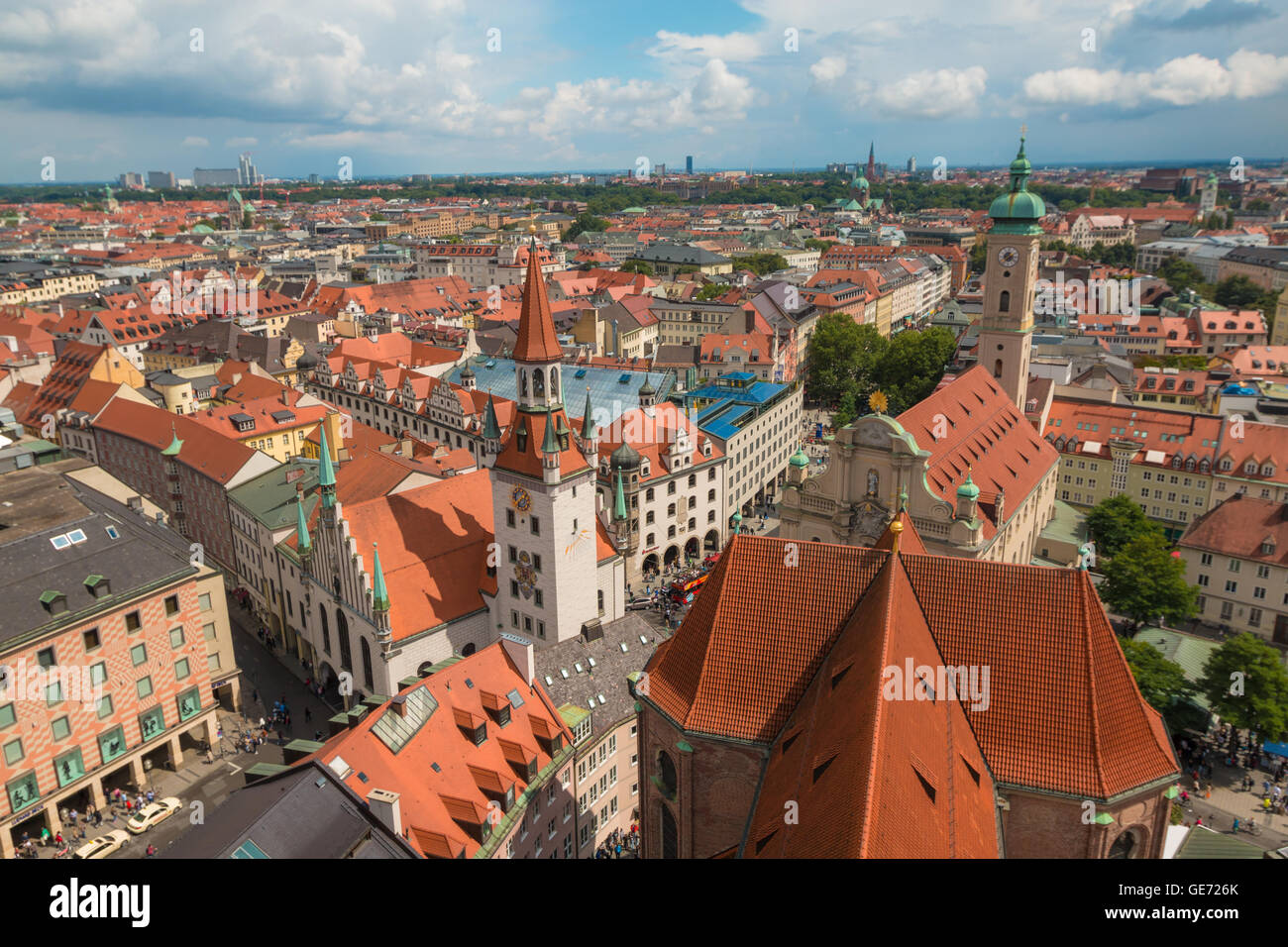 Munich old city in Germany Stock Photo - Alamy