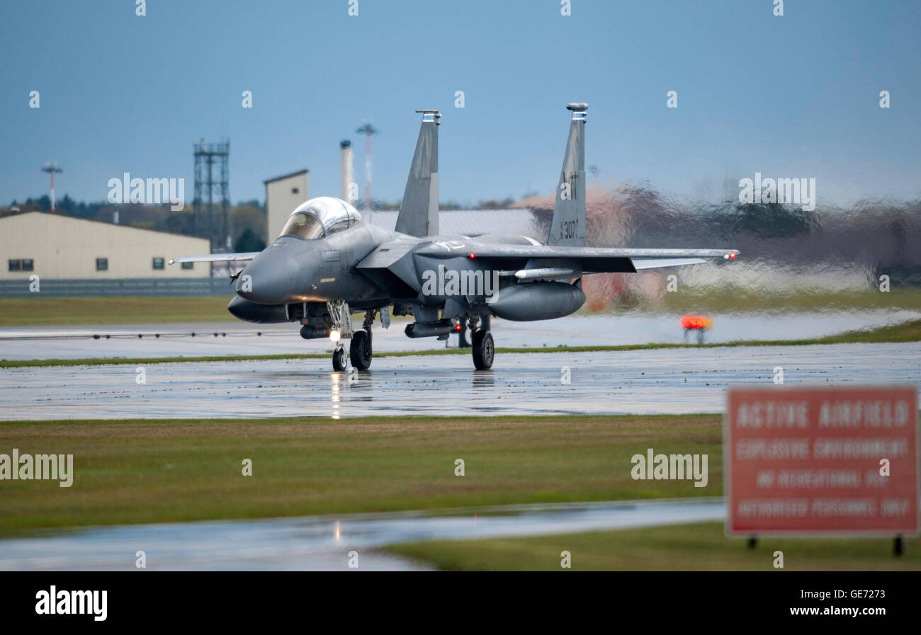 F-15 Eagle at RAF Lakenheath Suffolk Stock Photo - Alamy