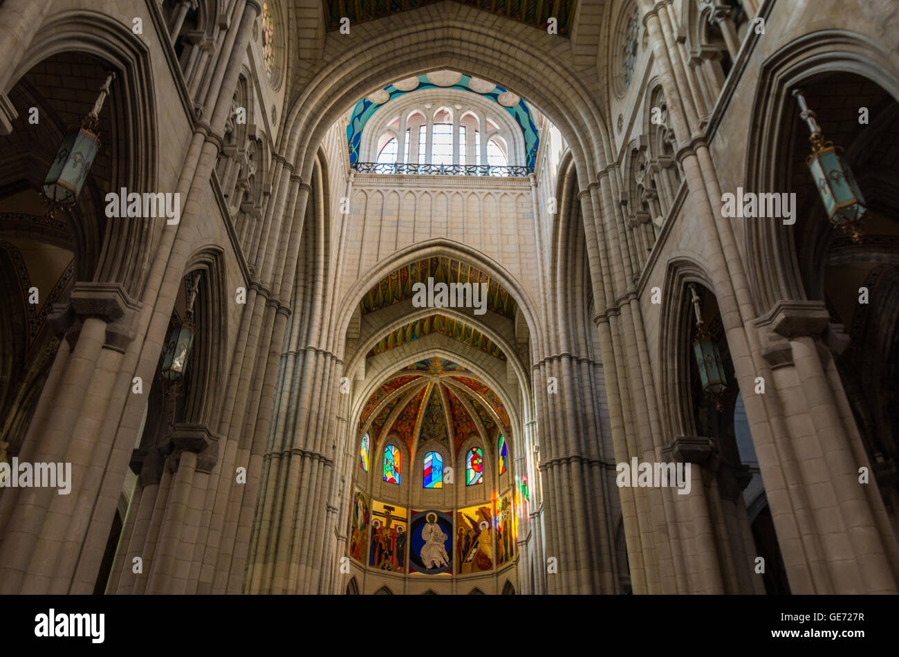 Almudena cathedral sculpture hi-res stock photography and images - Alamy