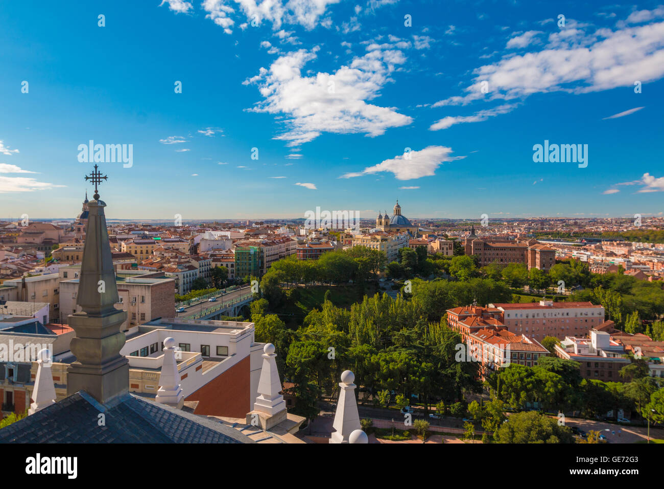 City view of Madrid Stock Photo - Alamy
