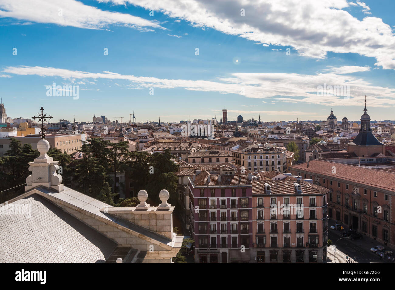 View of the downtown of madrid hi-res stock photography and images - Alamy