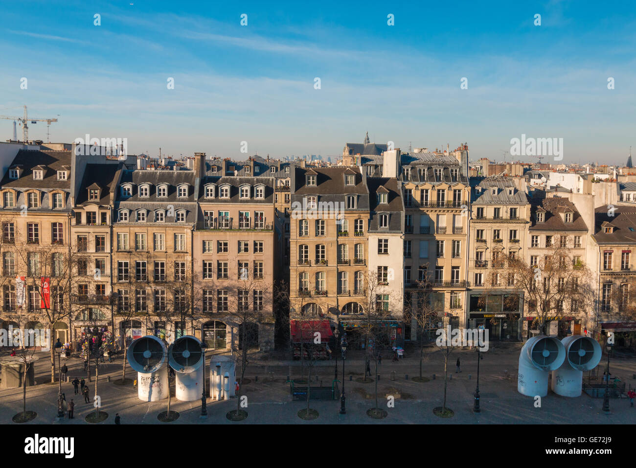 Old quarter of Paris Stock Photo - Alamy