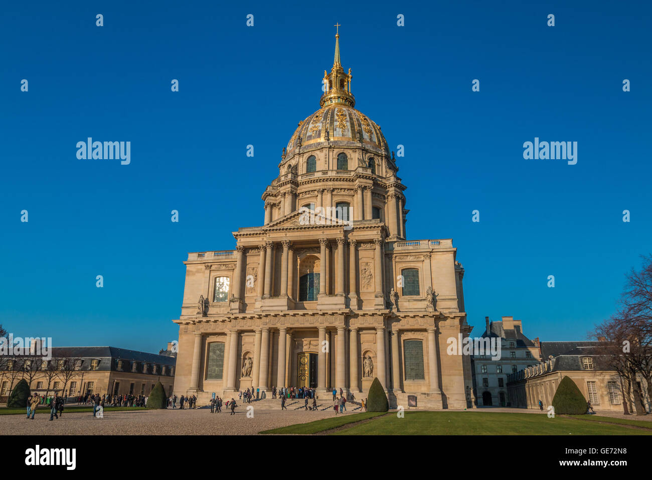 Les Invalides in palace in Paris Stock Photo - Alamy