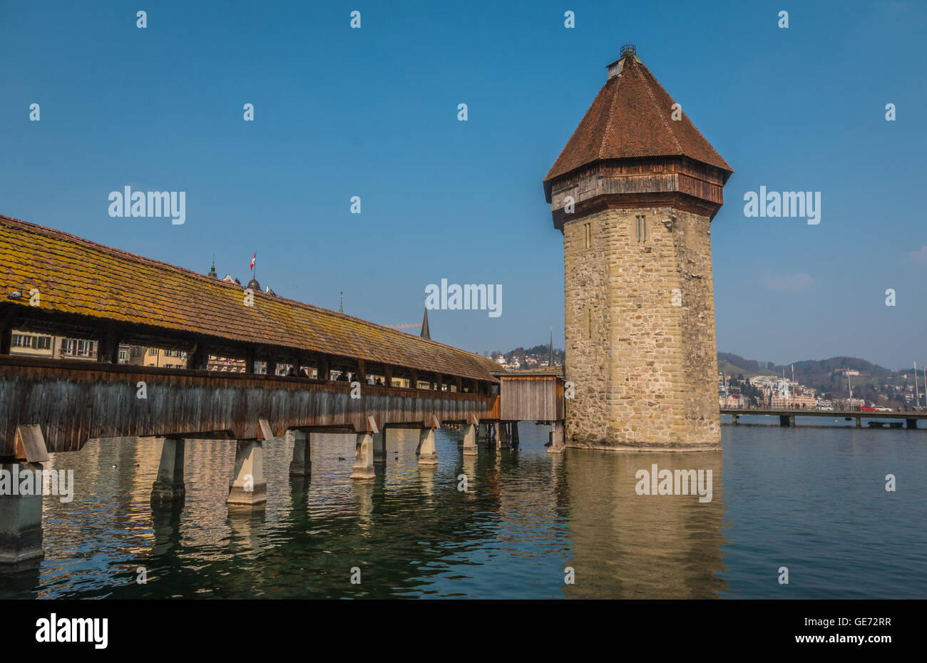 Chapel bridge in lucerne hi-res stock photography and images - Alamy