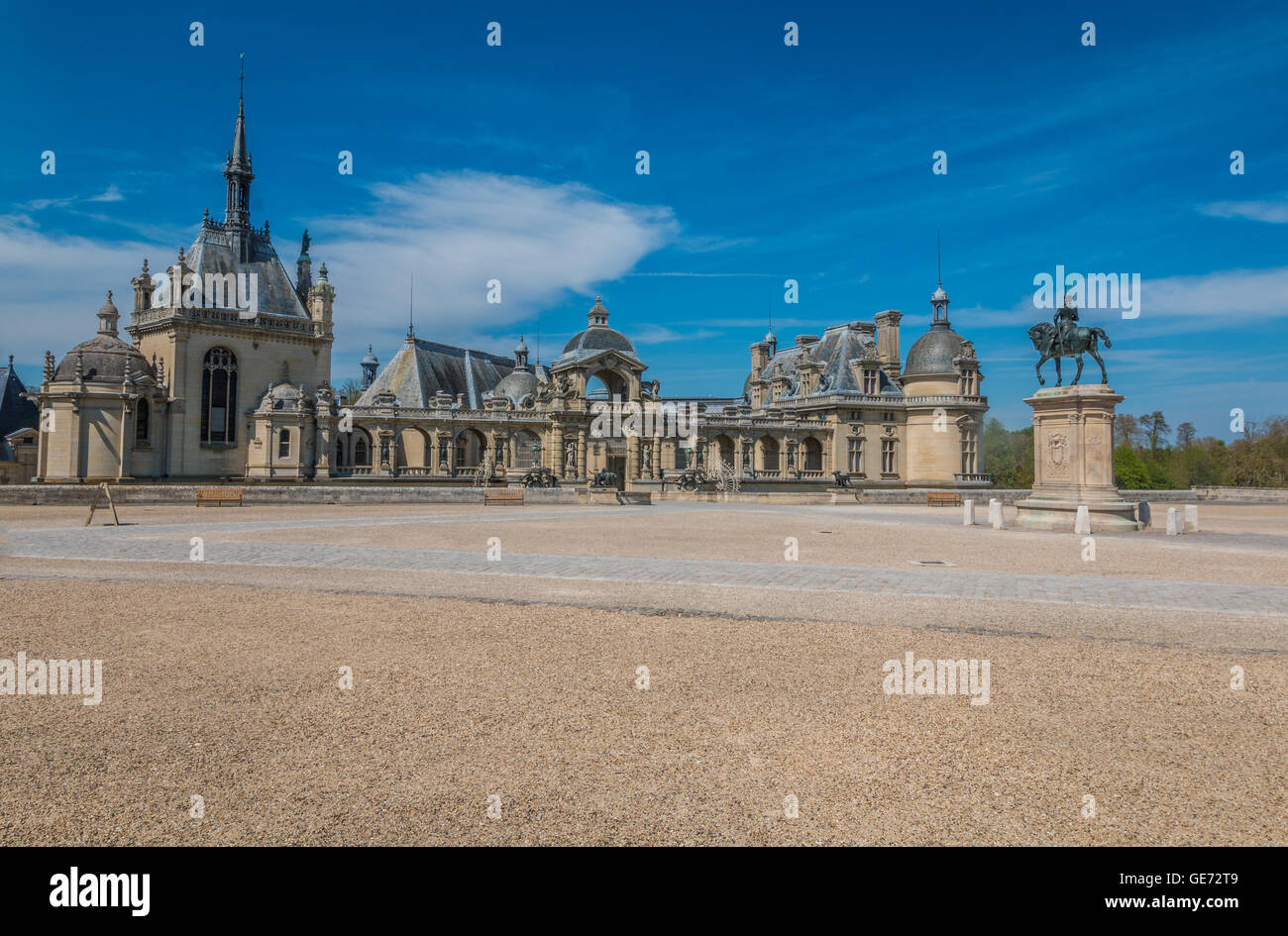 The palace of chantilly hi-res stock photography and images - Alamy