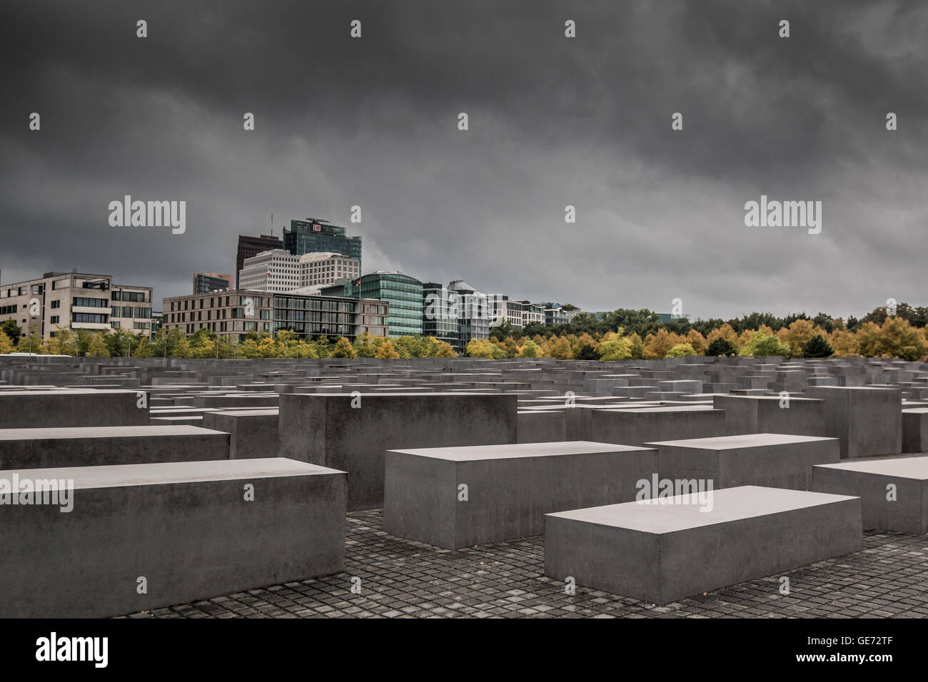 Holocaust memorial in Berlin Germany Stock Photo - Alamy