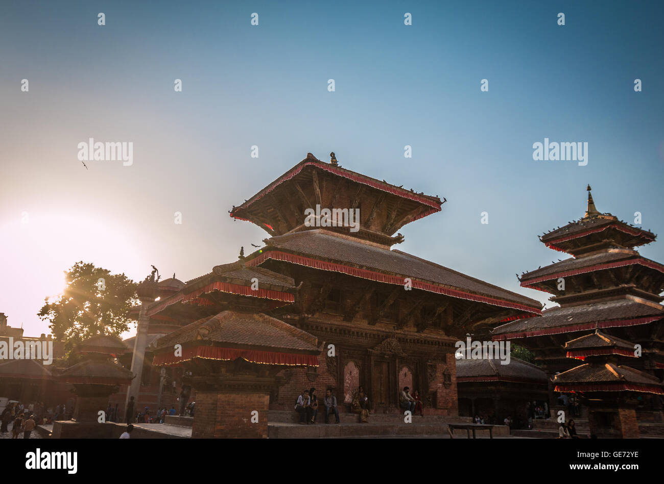 Temples in Kathmandu Nepal Stock Photo - Alamy