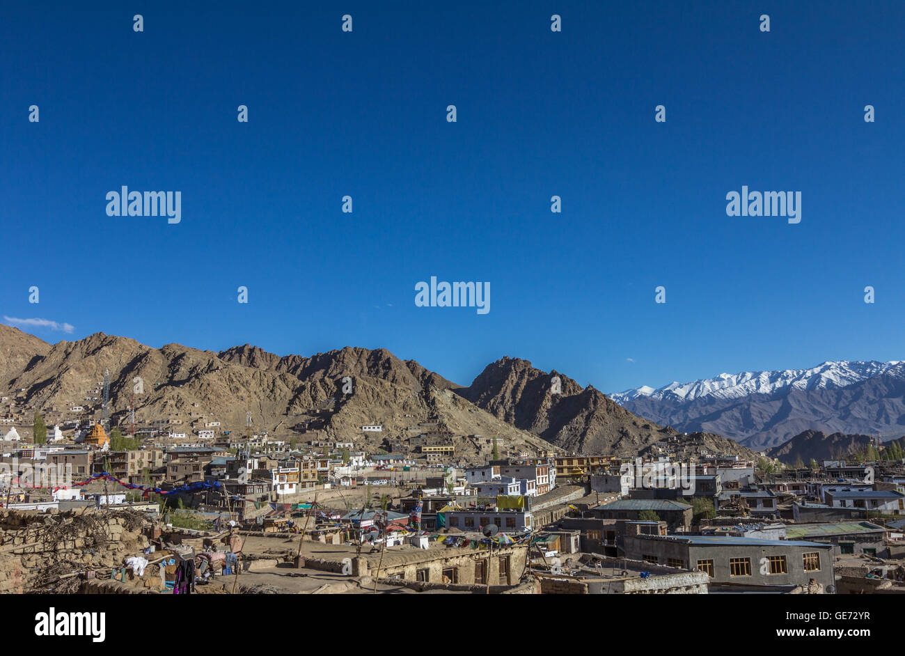 Leh town in kashmir hi-res stock photography and images - Alamy