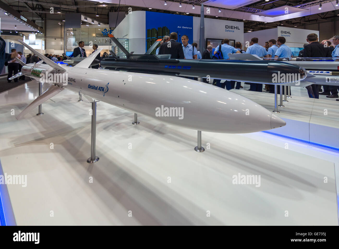 The stand of Diehl Defence Stock Photo - Alamy