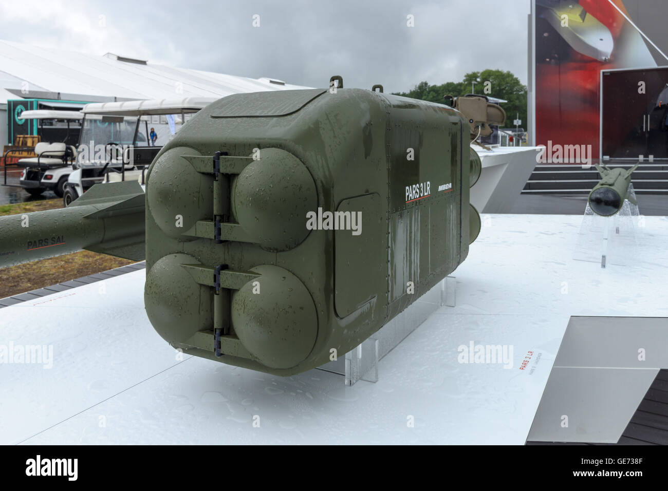 Antitank missile launcher PARS 3 LR, is a fire-and-forget missile ...