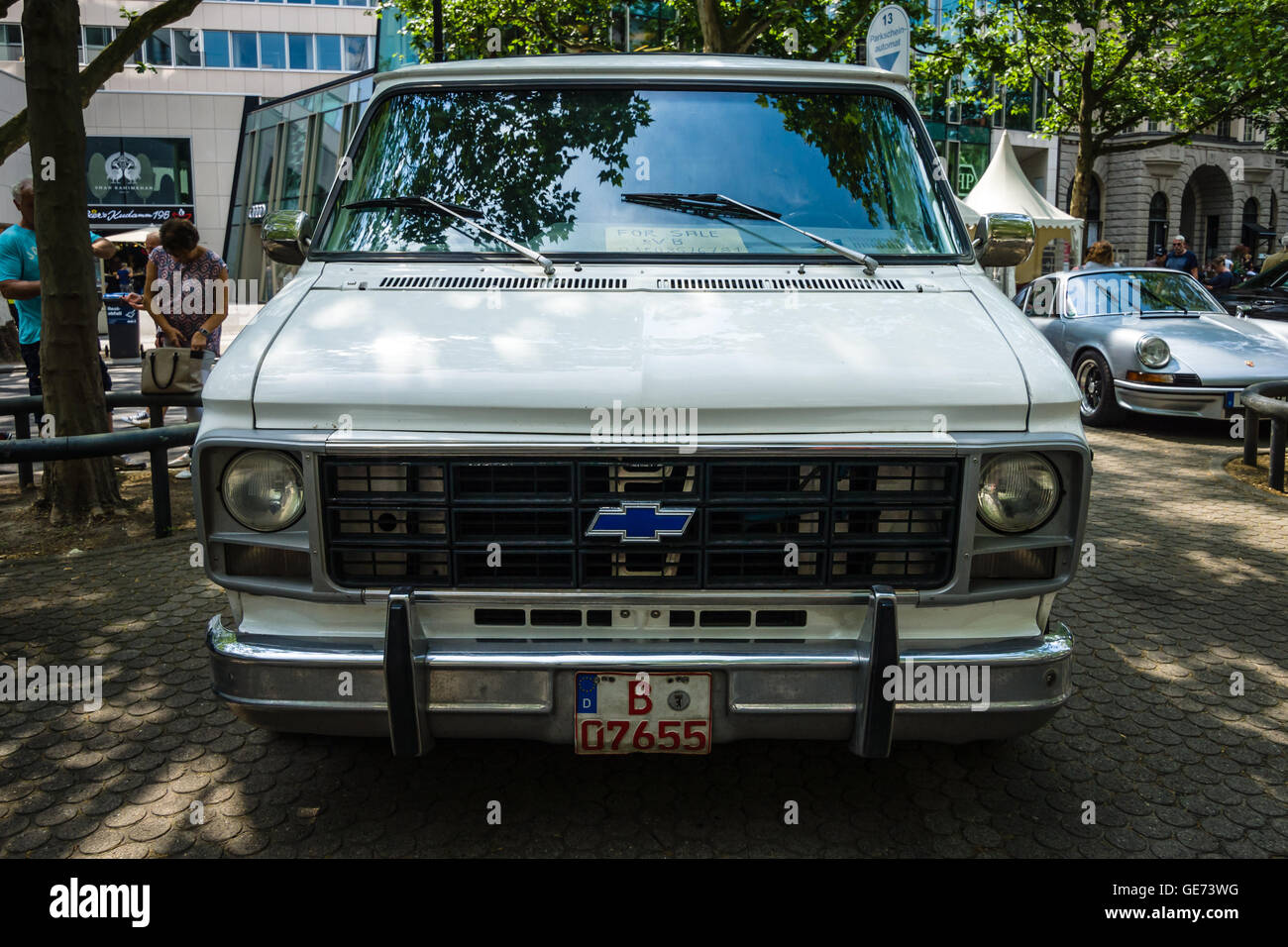 BERLIN - JUNE 05, 2016: Full-size van Chevrolet Van (Third generation ...