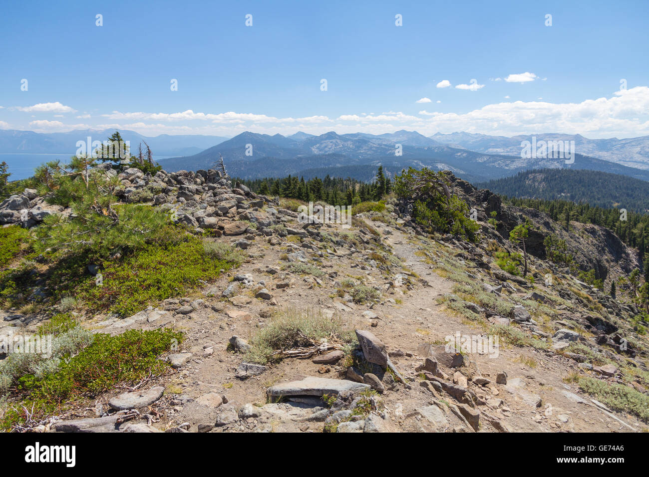 Ellis Peak summit, Tahoe National Forest, California Stock Photo - Alamy