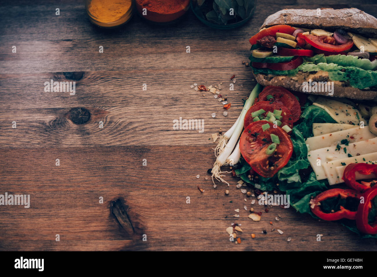 Overhead food shots hi-res stock photography and images - Alamy