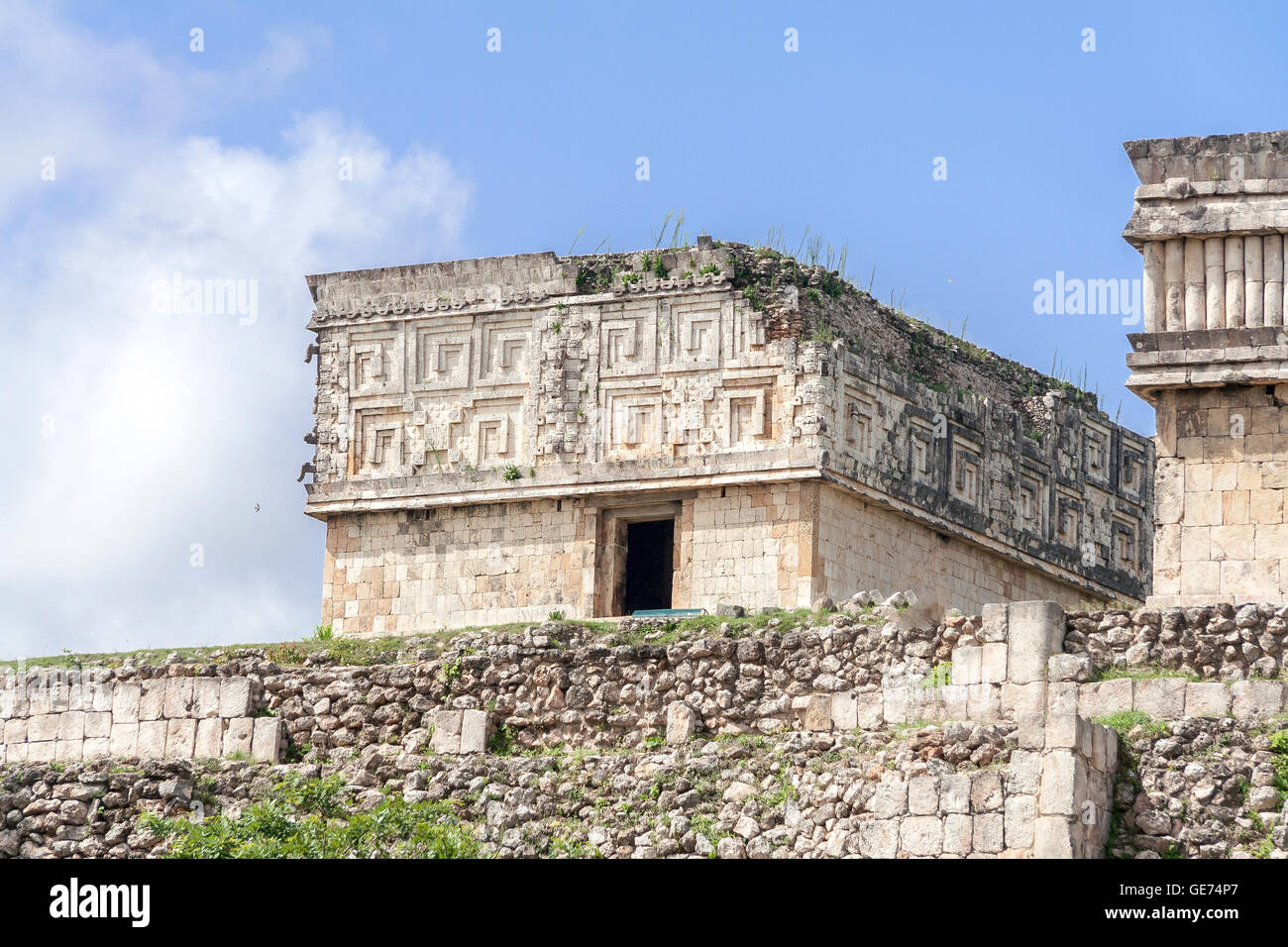 Uxmal Maya Temple in Yucatan Peninsula, Mexico Stock Photo - Alamy