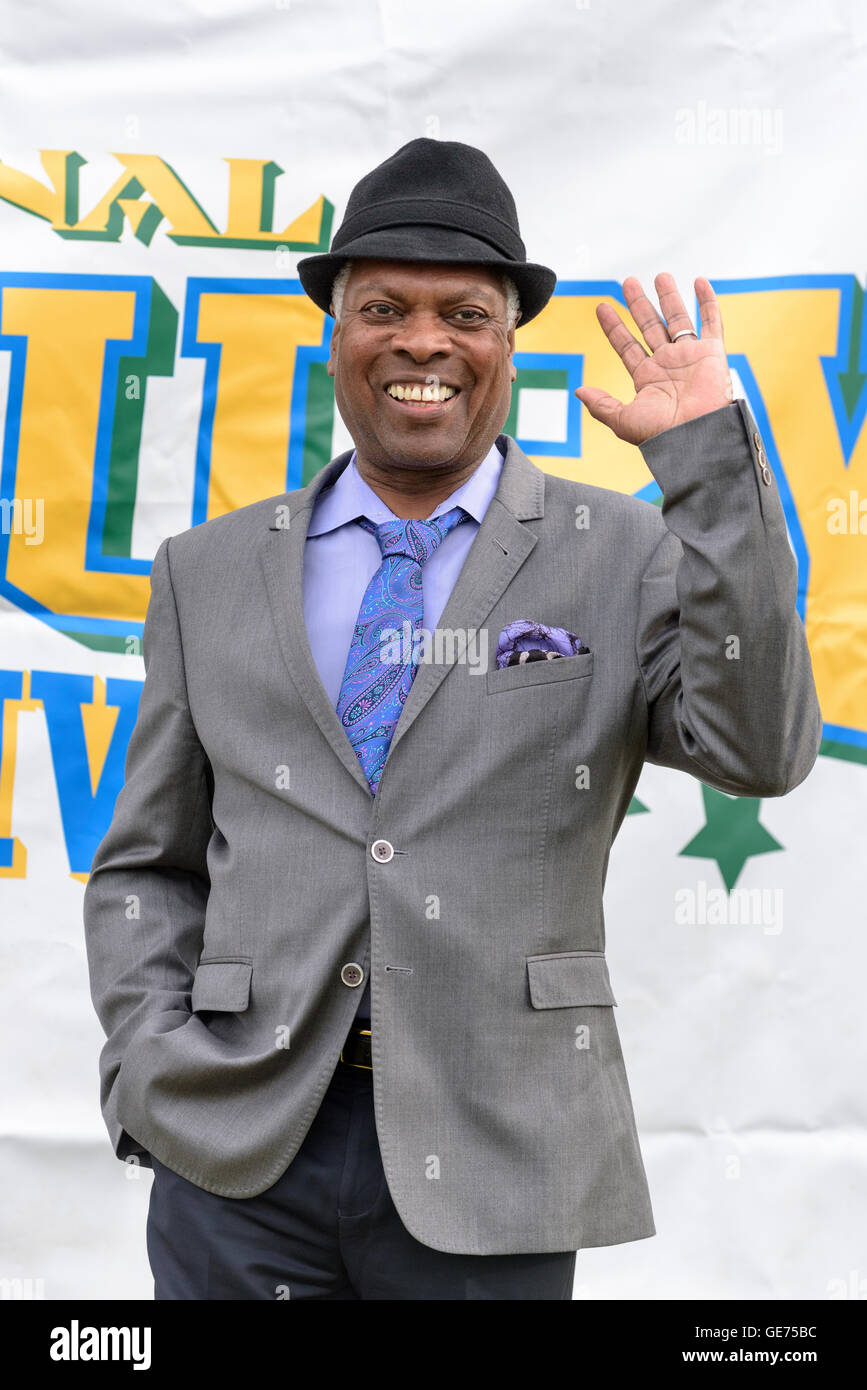 Booker T Jones backstage at Cornbury Festival, Great Tew Estate ...