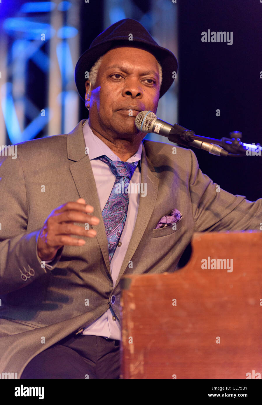 Booker T Jones performing at Cornbury Festival, Great Tew Estate ...