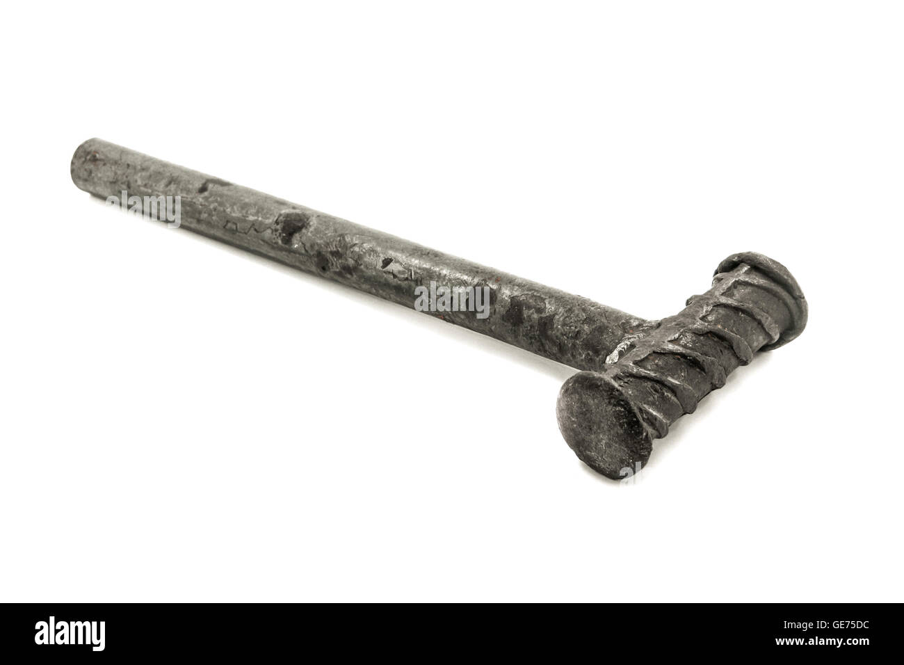 Metal hammer isolate on white background Stock Photo - Alamy