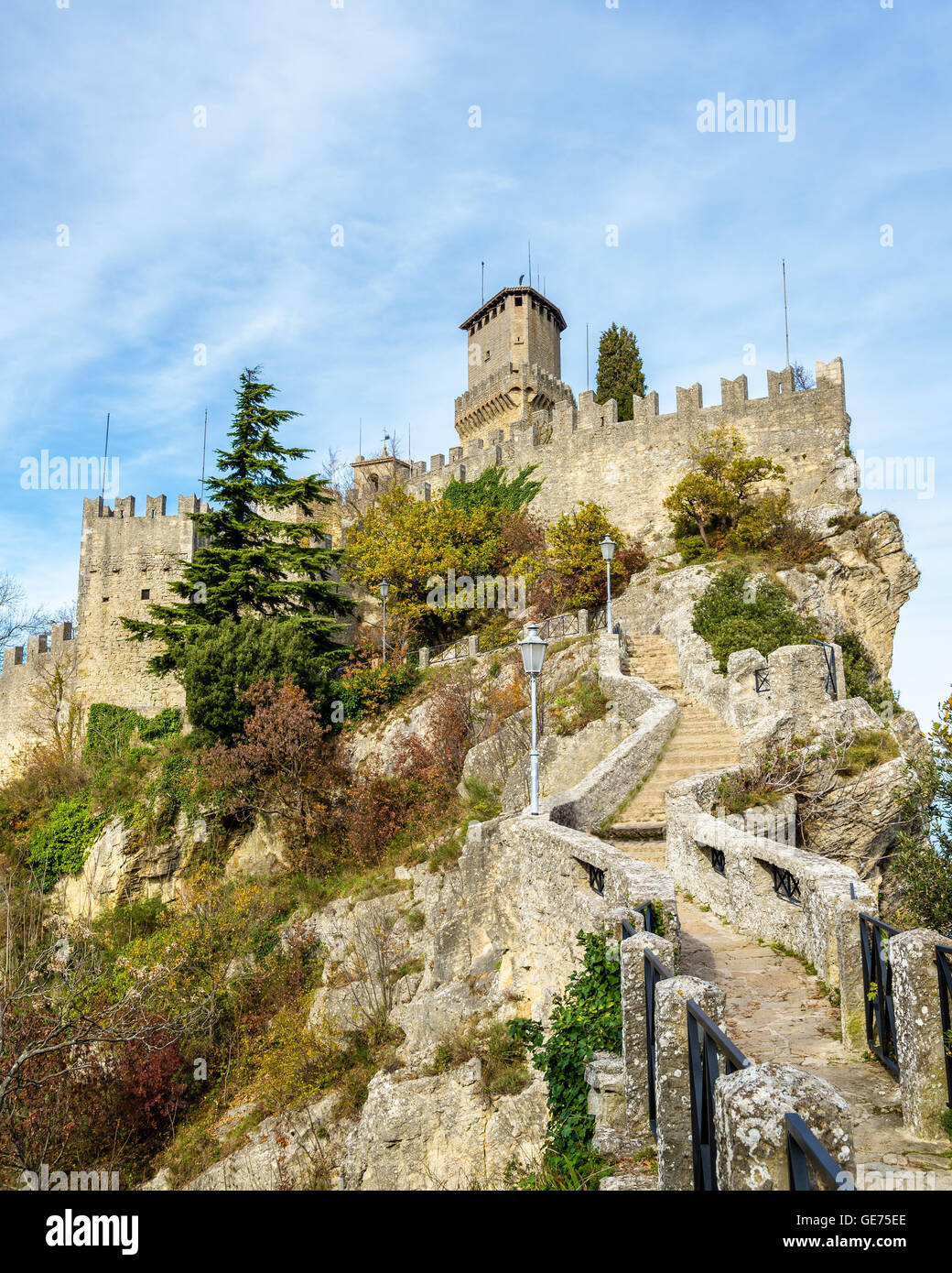 Guaita, the First Tower of San Marino Stock Photo - Alamy