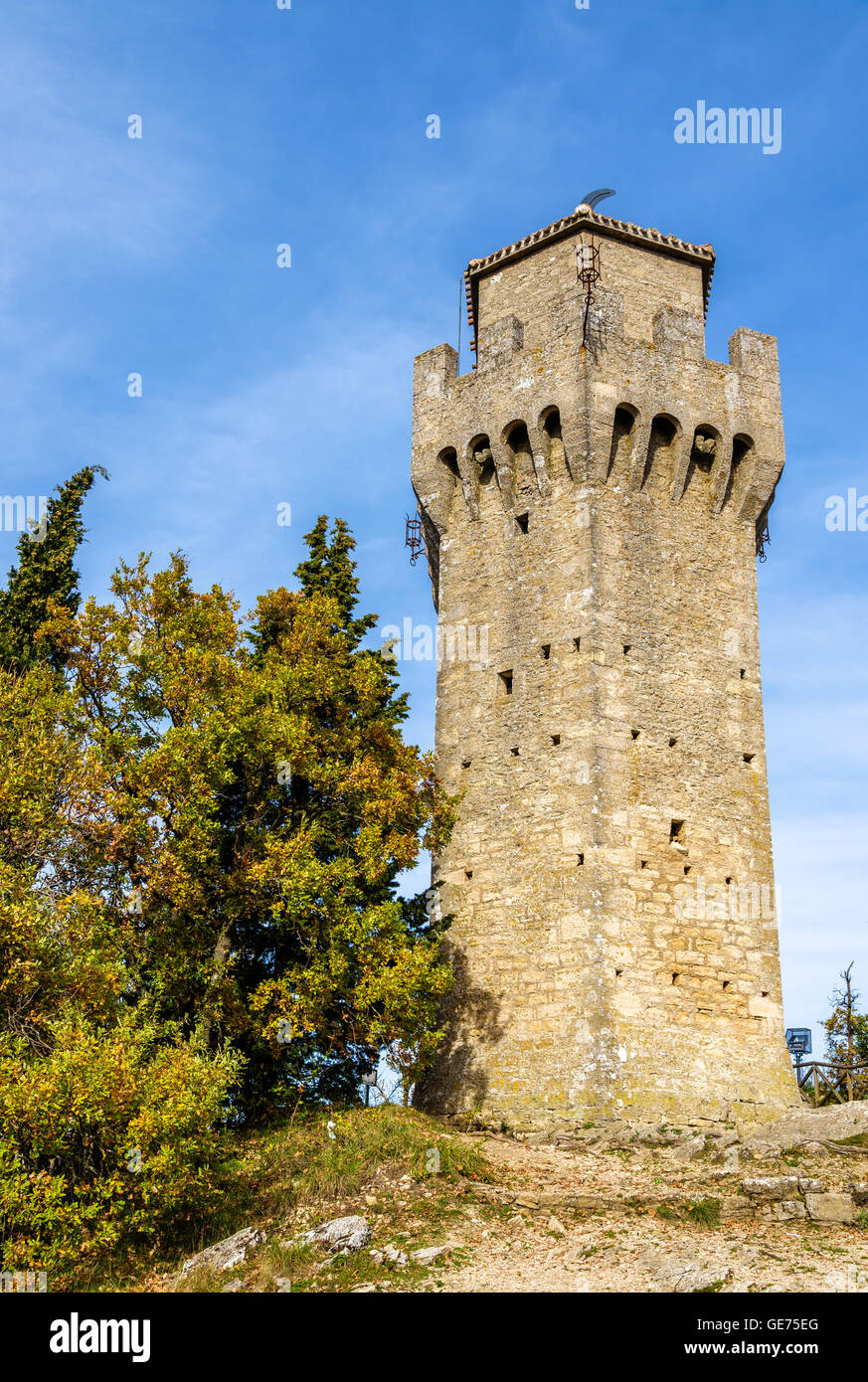 The Montale, the Third Tower of San Marino Stock Photo - Alamy