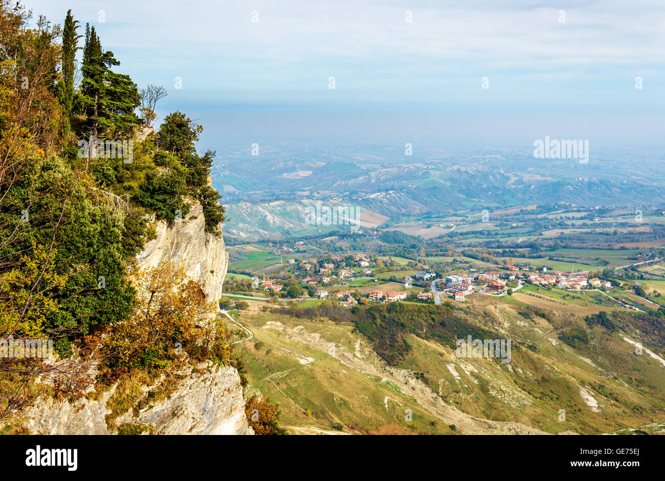 Monte Titano, a mountain in San Marino Stock Photo - Alamy